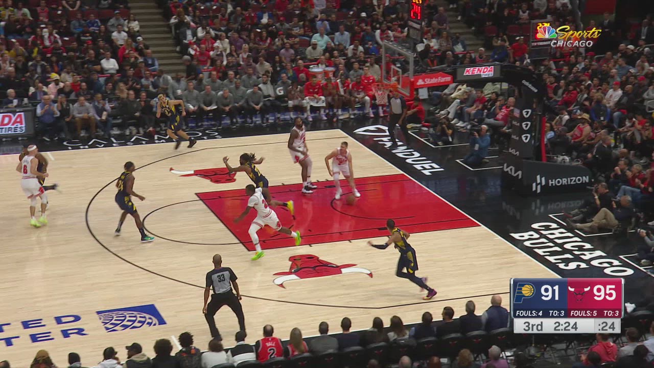 Clear-Path-To-The Basket-Foul: Pacers @ Bulls | NBA Official