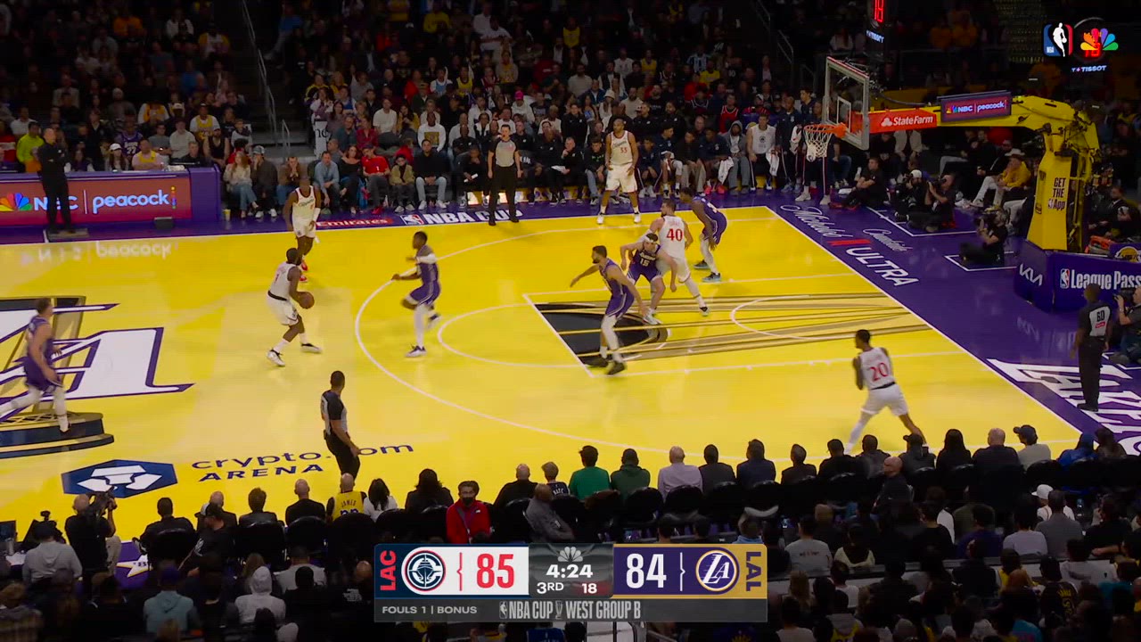 Clear-Path-To-The Basket-Foul: Clippers @ Lakers | NBA Official