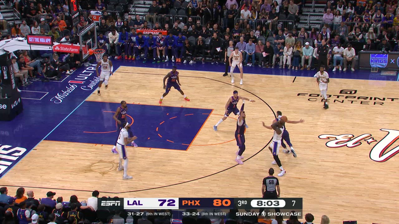 Clear-Path-To-The Basket-Foul: Lakers @ Suns | NBA Official