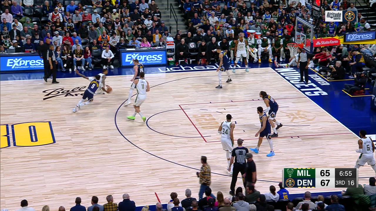 Clear-Path-To-The Basket-Foul: Bucks @ Nuggets | NBA Official