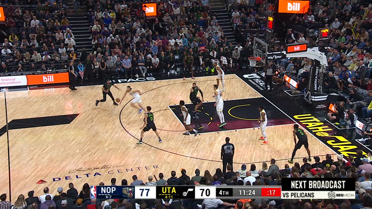 Clear-Path-To-The Basket-Foul: Pelicans @ Jazz | NBA Official