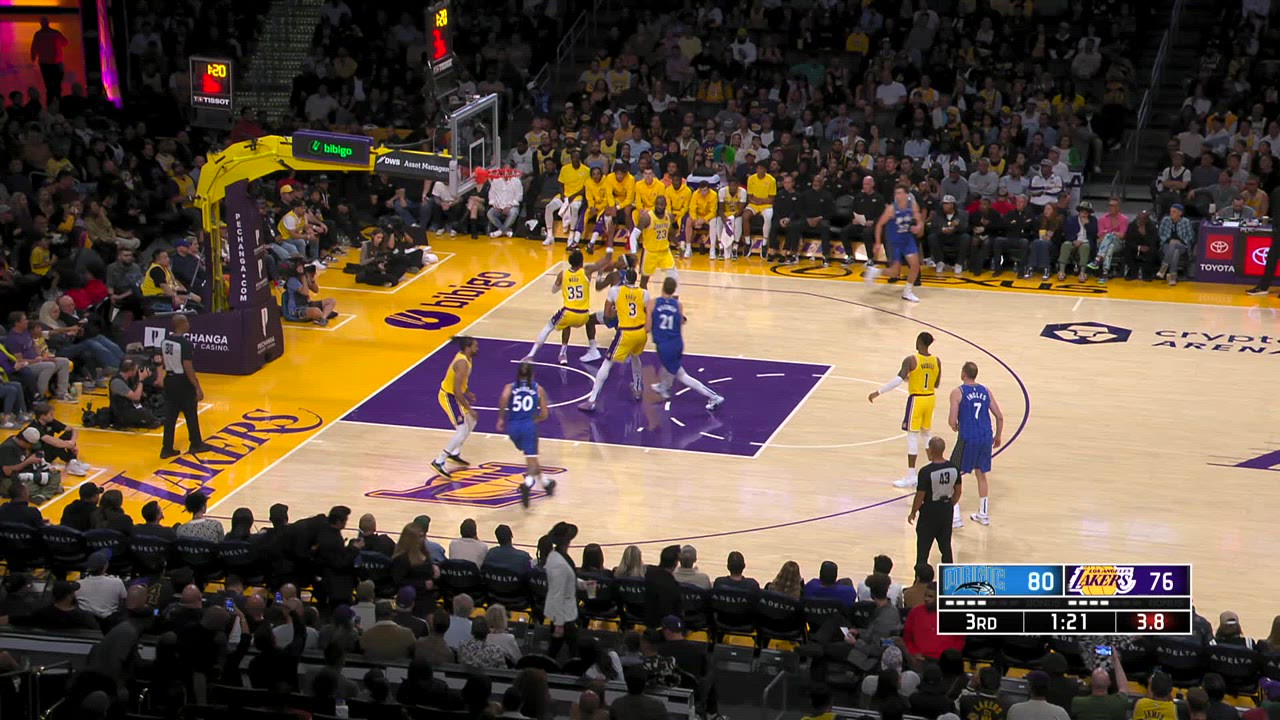 Clear-Path-To-The Basket-Foul: Magic @ Lakers | NBA Official