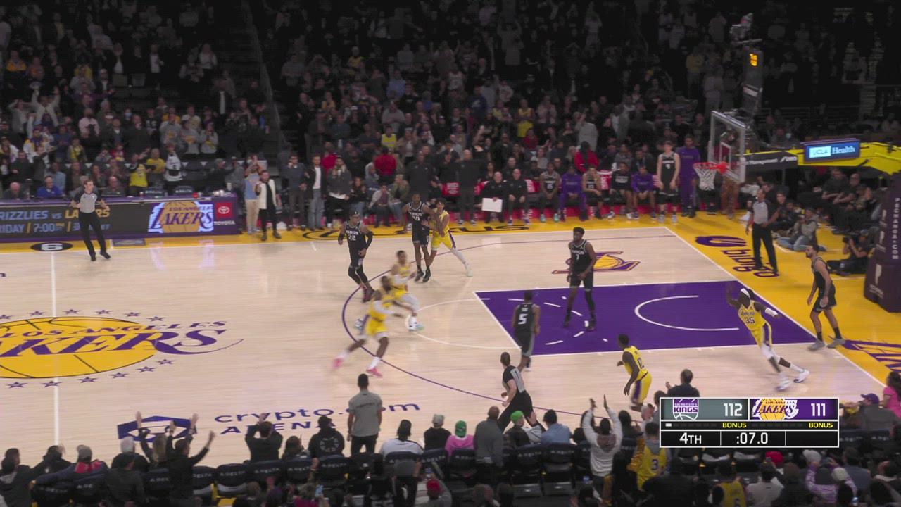 Clear-Path-To-The Basket-Foul: Kings @ Lakers | NBA Official