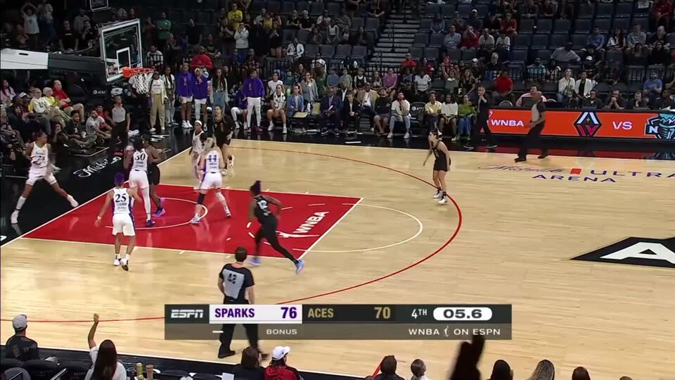 Chelsea Gray Assists in Las Vegas Aces vs. Los Angeles Sparks - Las ...