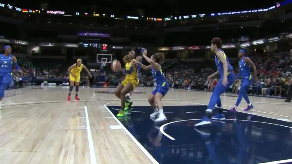 Tiffany Mitchell with the And-1! - WNBA.com - Official Site of the WNBA