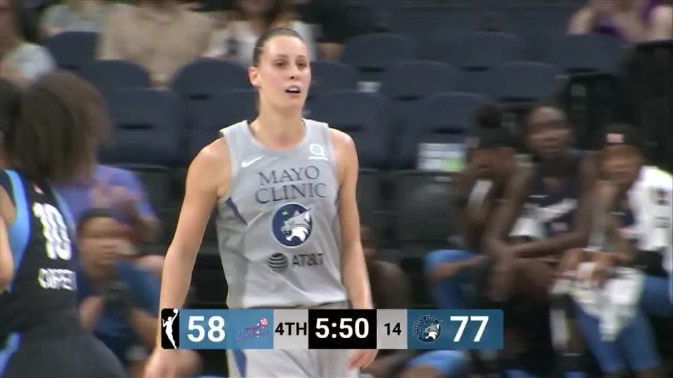 Stephanie Talbot 3-pointers in Minnesota Lynx vs. Atlanta Dream - WNBA ...