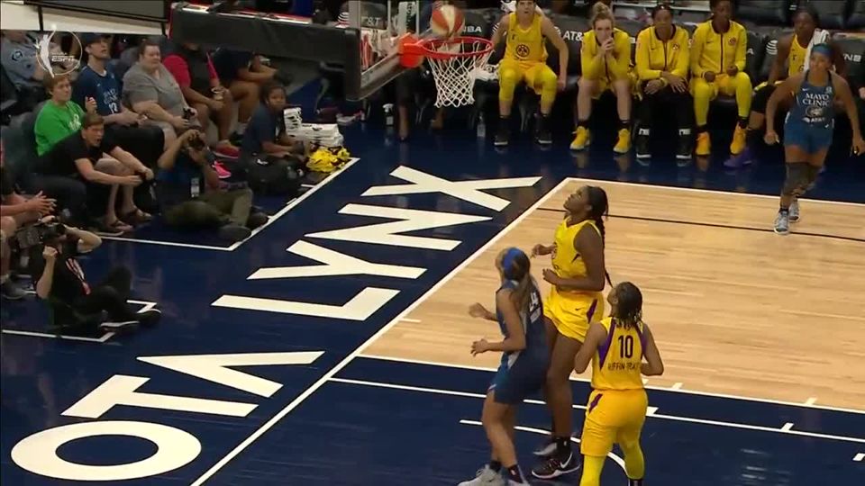 Jessica Shepard Assists in Minnesota Lynx vs. Los Angeles Sparks - WNBA ...