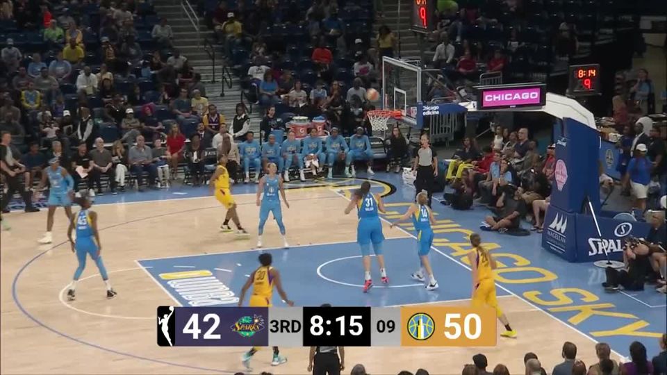 Sydney Wiese Assists in Chicago Sky vs. Los Angeles Sparks - WNBA.com ...