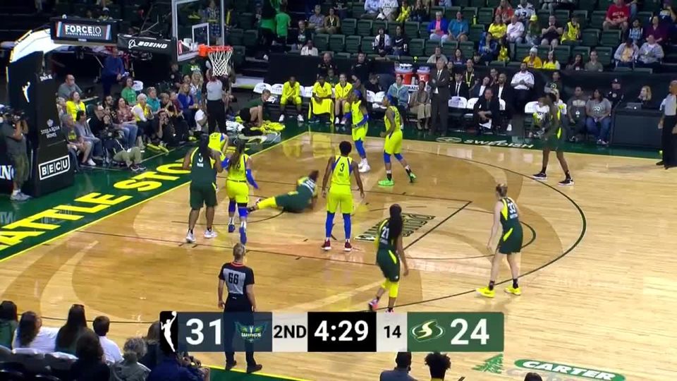 Isabelle Harrison with one of the day's best blocks - WNBA.com ...