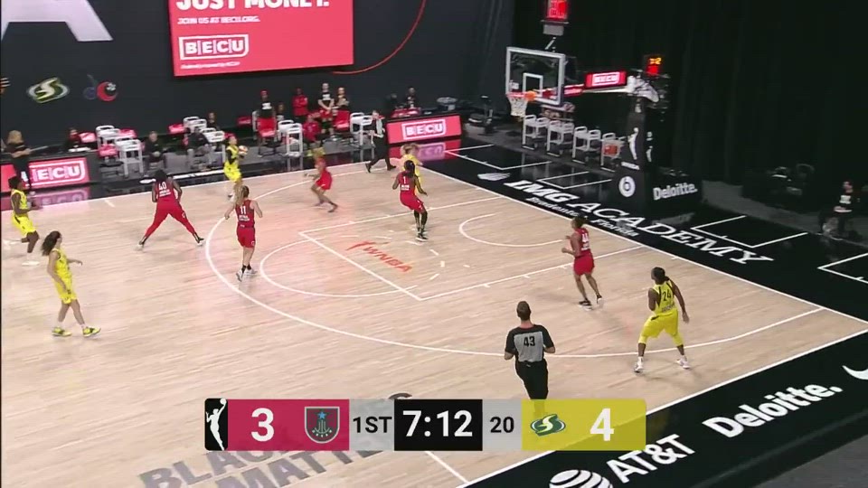 Seattle Storm Tie WNBA Record 18 Made Threes In A Game (August 12, 2020 ...