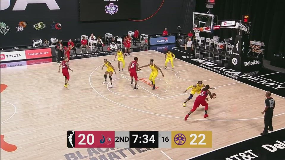 Myisha Hines-Allen's Dominating 30-Point Performance vs Sparks ...