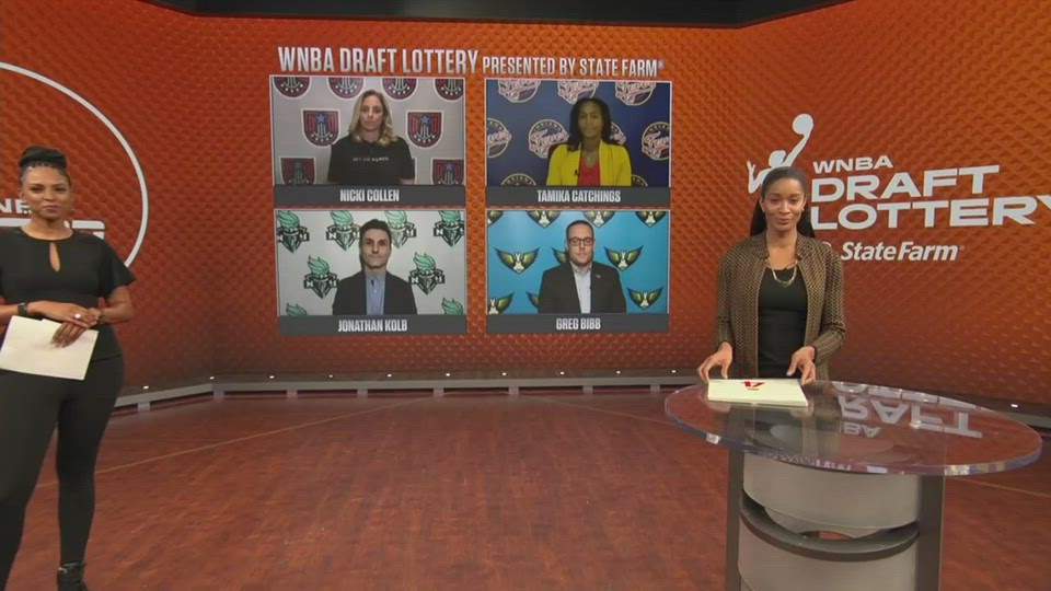 WNBA Draft Lottery 2021 Reveal - WNBA.com - Official Site of the WNBA