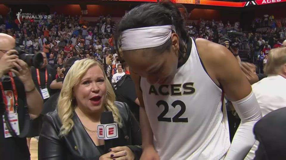 A'ja Wilson post game interview - WNBA.com - Official Site of the WNBA