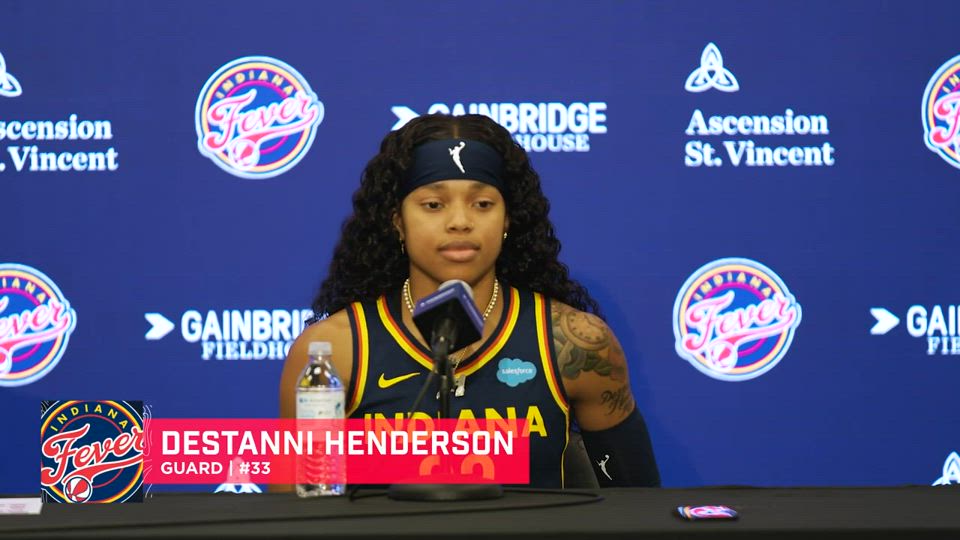 Destanni Henderson Media Availability (May 10, 2023) | Indiana Fever ...