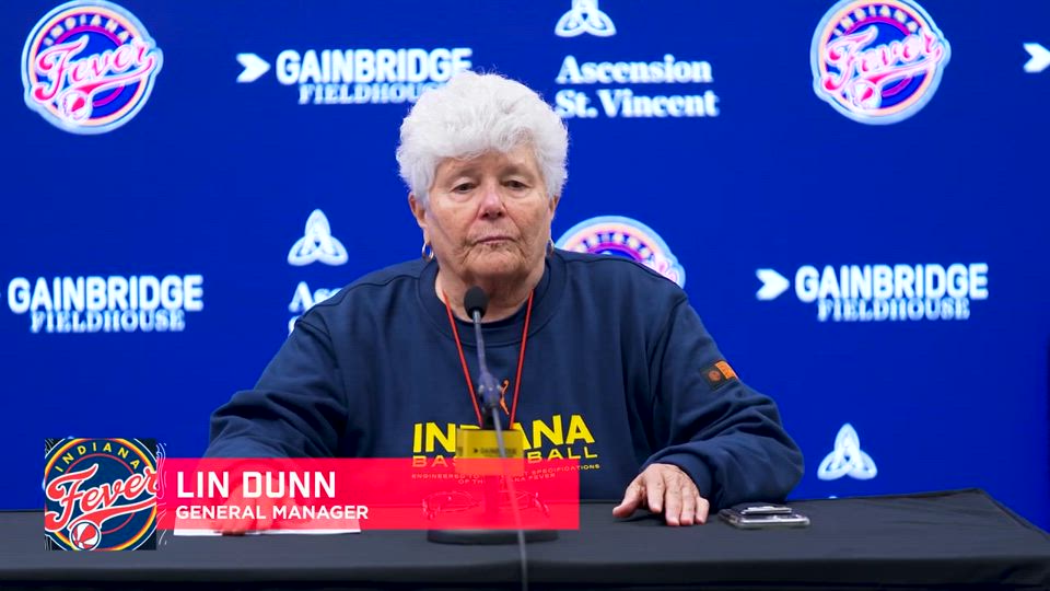Lin Dunn 2024 WNBA Draft Lottery Media Availability (December 10, 2023 ...